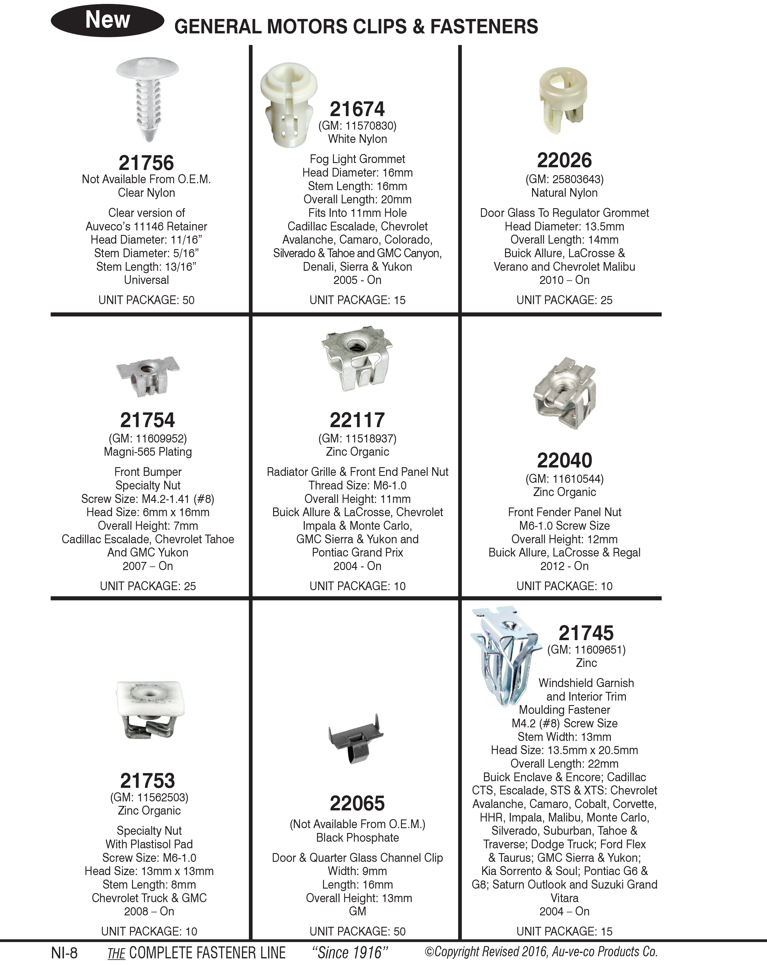 AUVECO # 22040 - Product Replaced by Auveco # 22410